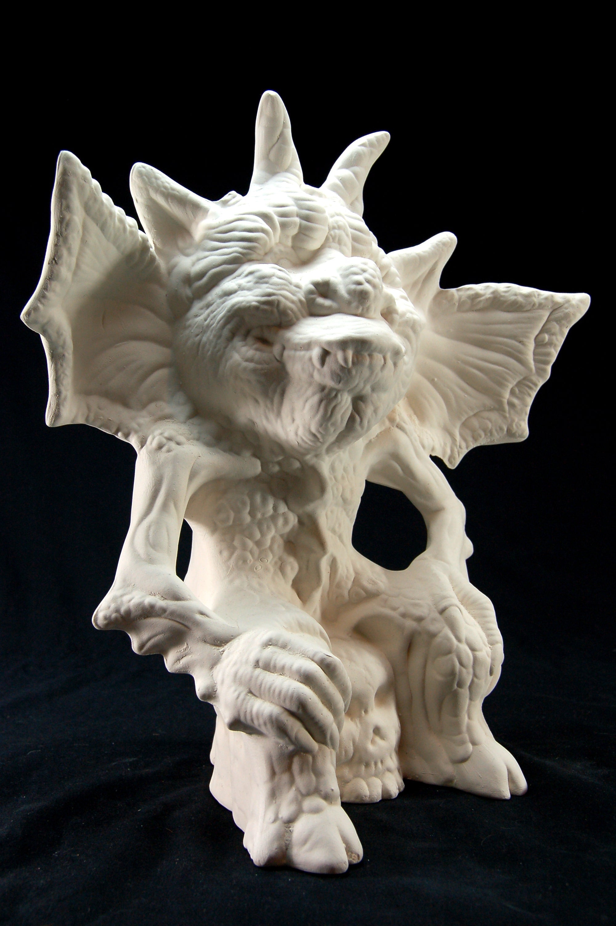 Ceramic Bisque, Gargoyle/Troll – The Crafty Animal UK