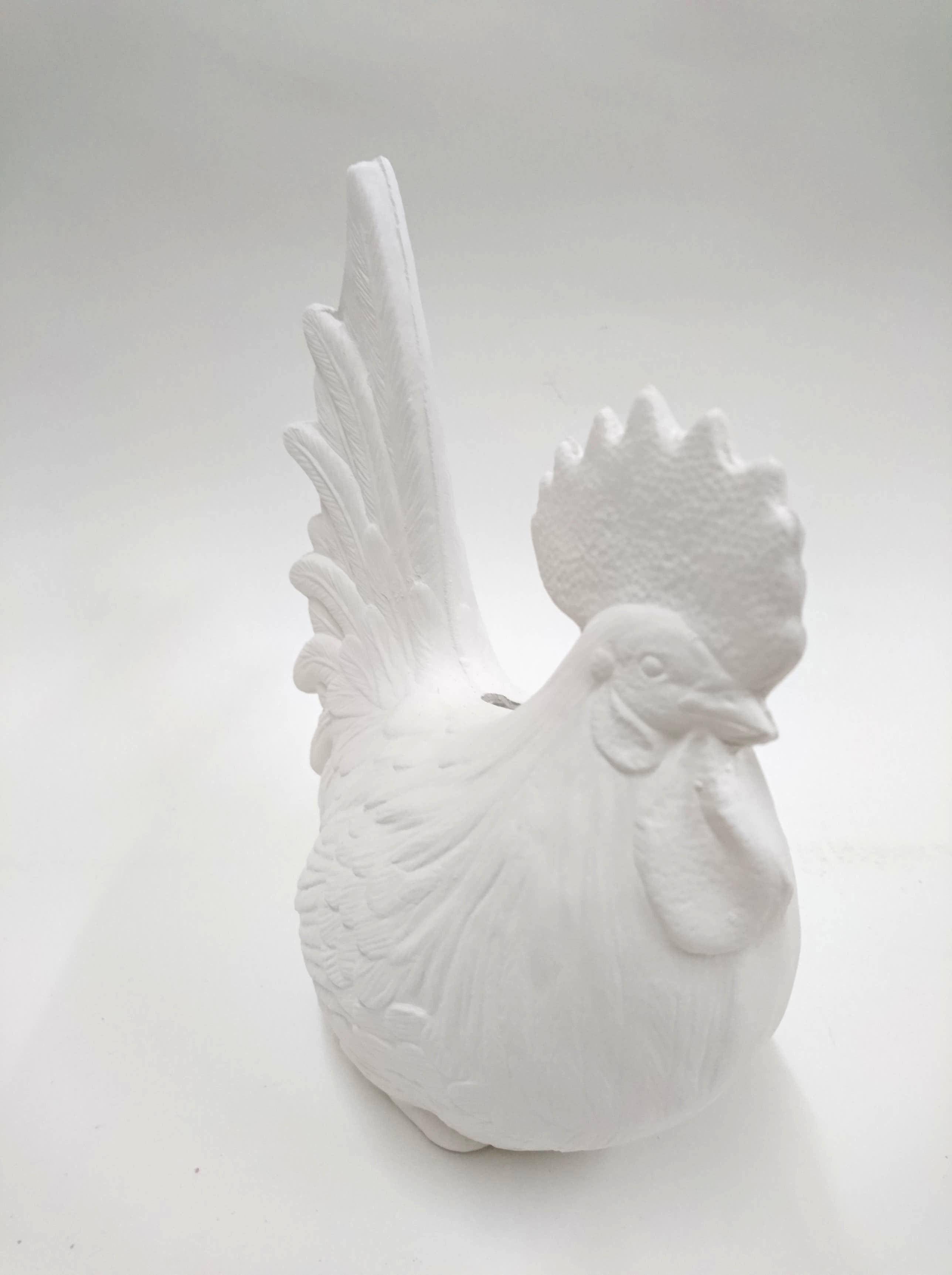 Ready to Paint Ceramic Bisque, Rooster Money Box – The Crafty Animal UK