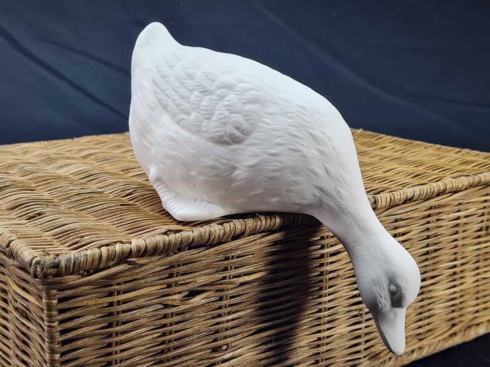 Ready to Paint Ceramic Bisque Shelf Duck – The Crafty Animal UK