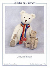 Jim & William Knitted Bears Knits & Pieces Knitting Pattern – The ...