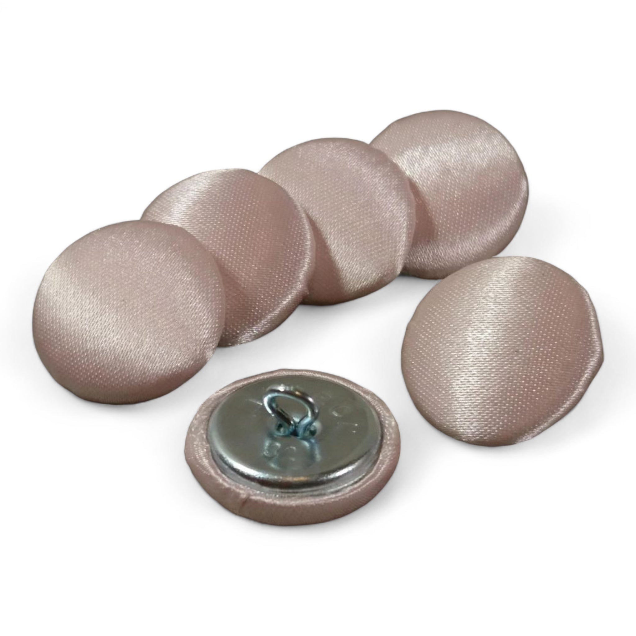 Pink Satin Buttons - Choice of Sizes – The Crafty Animal UK