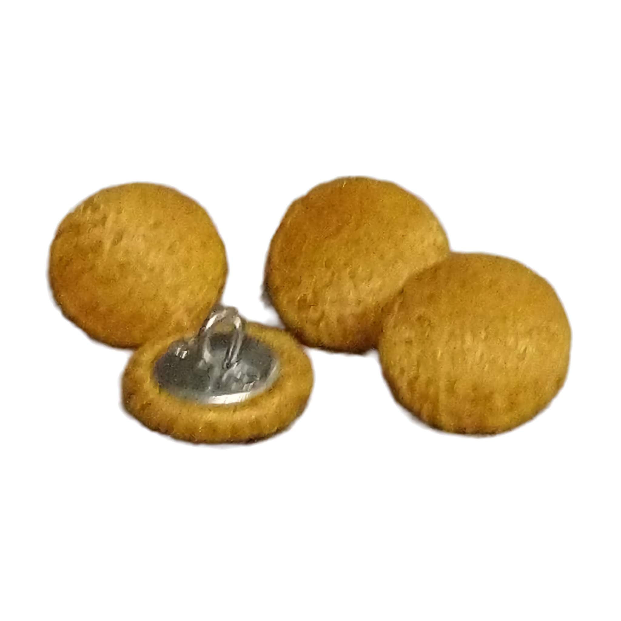 Yellow Faux Suede Tufting Buttons – The Crafty Animal UK